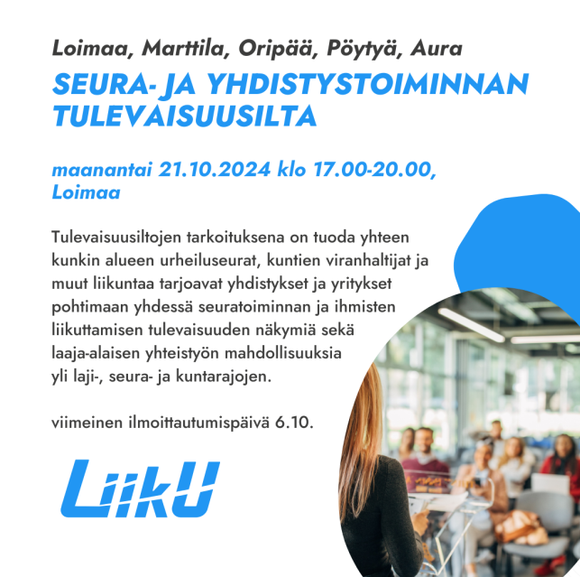 Alueelliset seura- ja yhdistystoiminnan tulevaisuusillat syksy 2024 ...